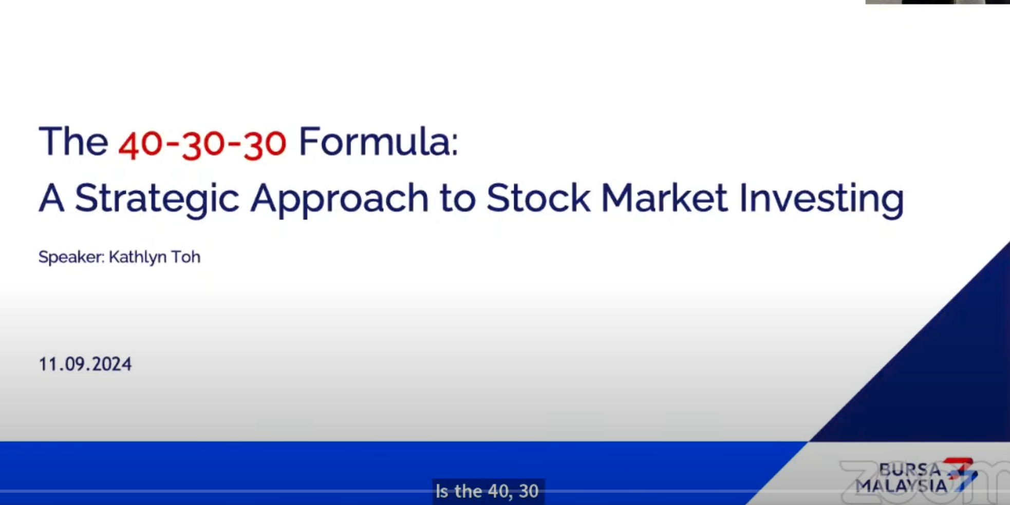 A Strategic Approach to Stock Market Investing - Macro - Industry-Company